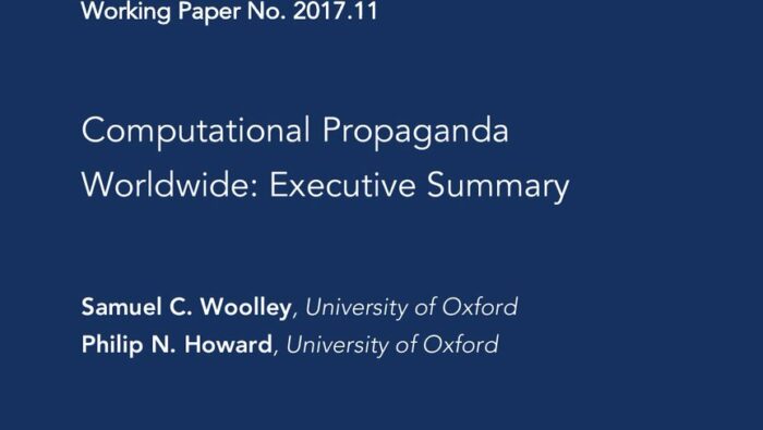OII | Computational Propaganda Worldwide: Executive Summary